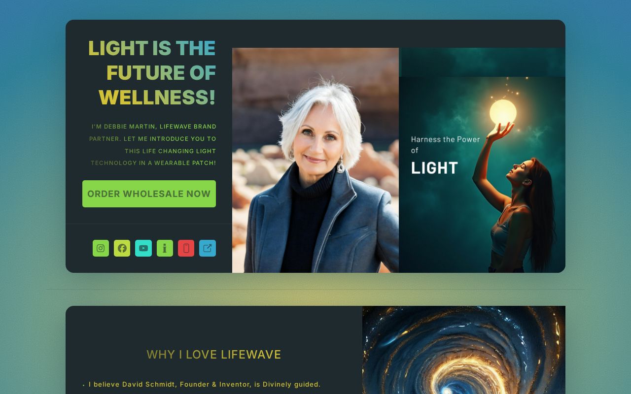 Debbie Martin - LifeWave X39